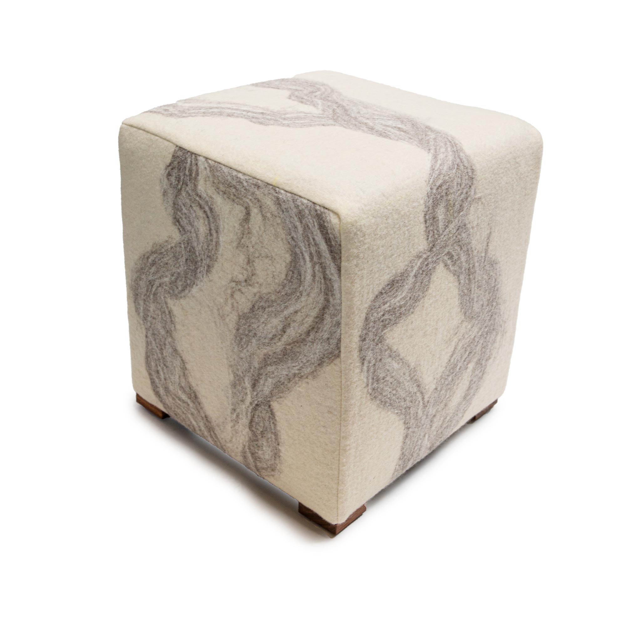 Grey Ribbon Sheep Cube - Felted Wool – JG Switzer